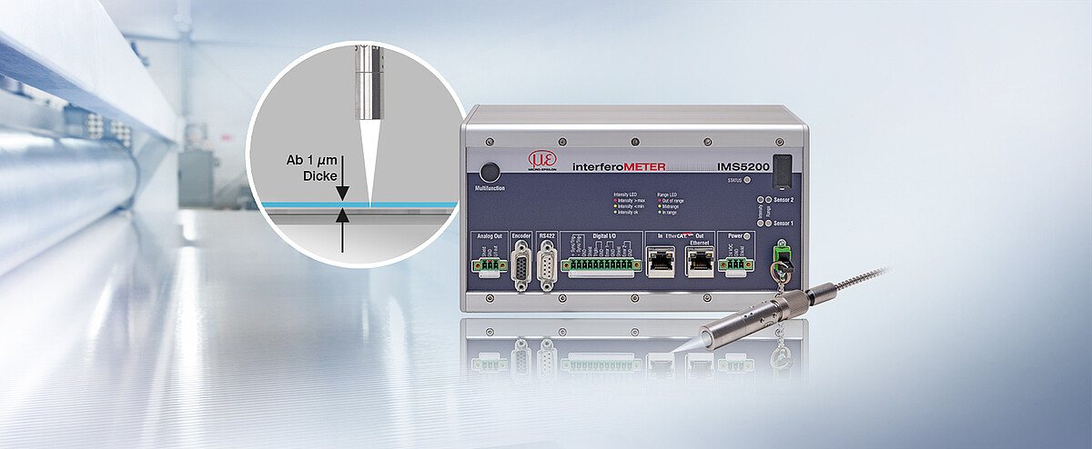 Neu: Interferometer zur hochpräzisen Inlinemessung dünner Schichten ...