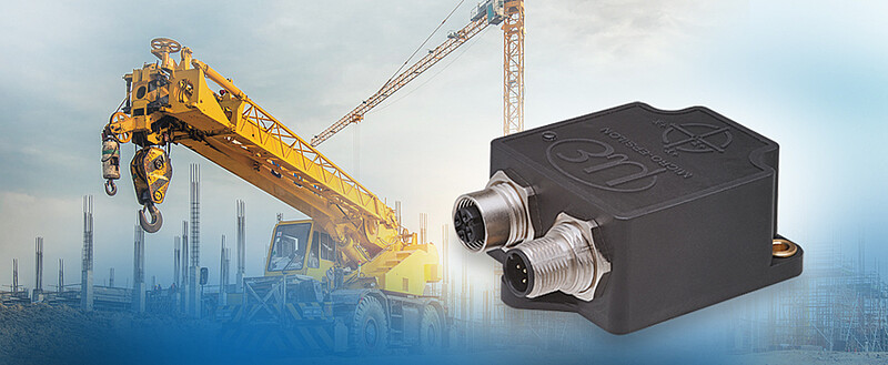 Innovativer Neigungssensor zur Prüfung der Kran-Neigung und Fahrzeug ...